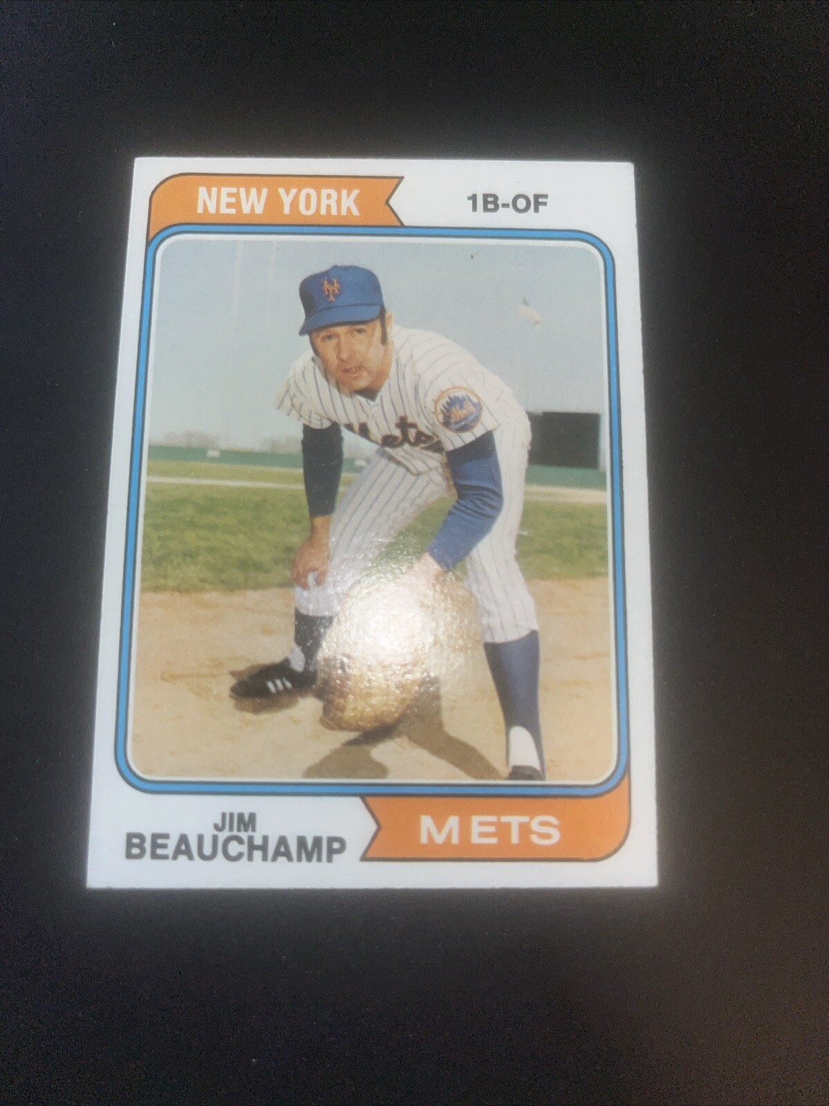 Jim Beauchamp 1974 Topps #424 New York Mets Baseball Card | eBay