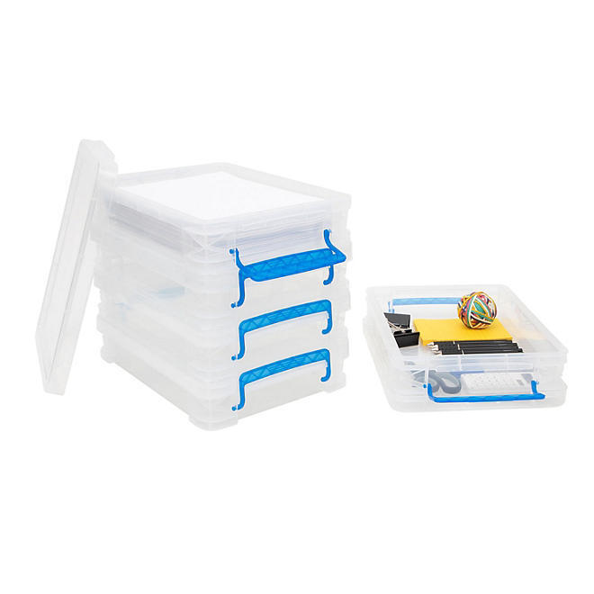 Super Stacker, Document Boxes, Clear, 5 Pack | eBay