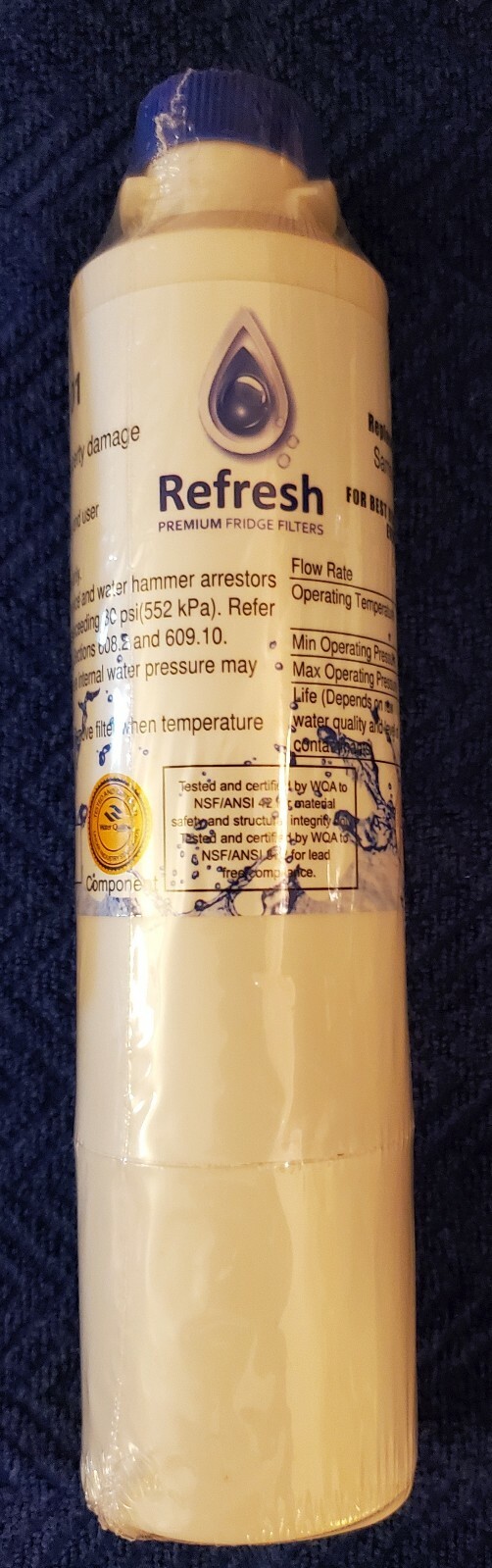 REFRESH R-9101 Replacement Refrigerator Water Filter for Samsung Da29 ...