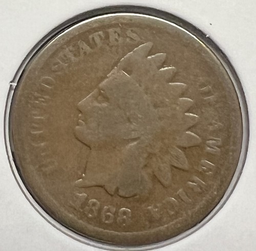 1868 BETTER DATE INDIAN HEAD CENT GRADES GOOD ACTUAL COIN #WSC2840 | eBay
