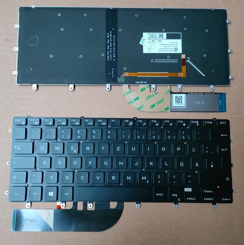 Tastatur DELL Precision 5510 m5510 Keyboard backlit QWERTZ Beleuchtung ...