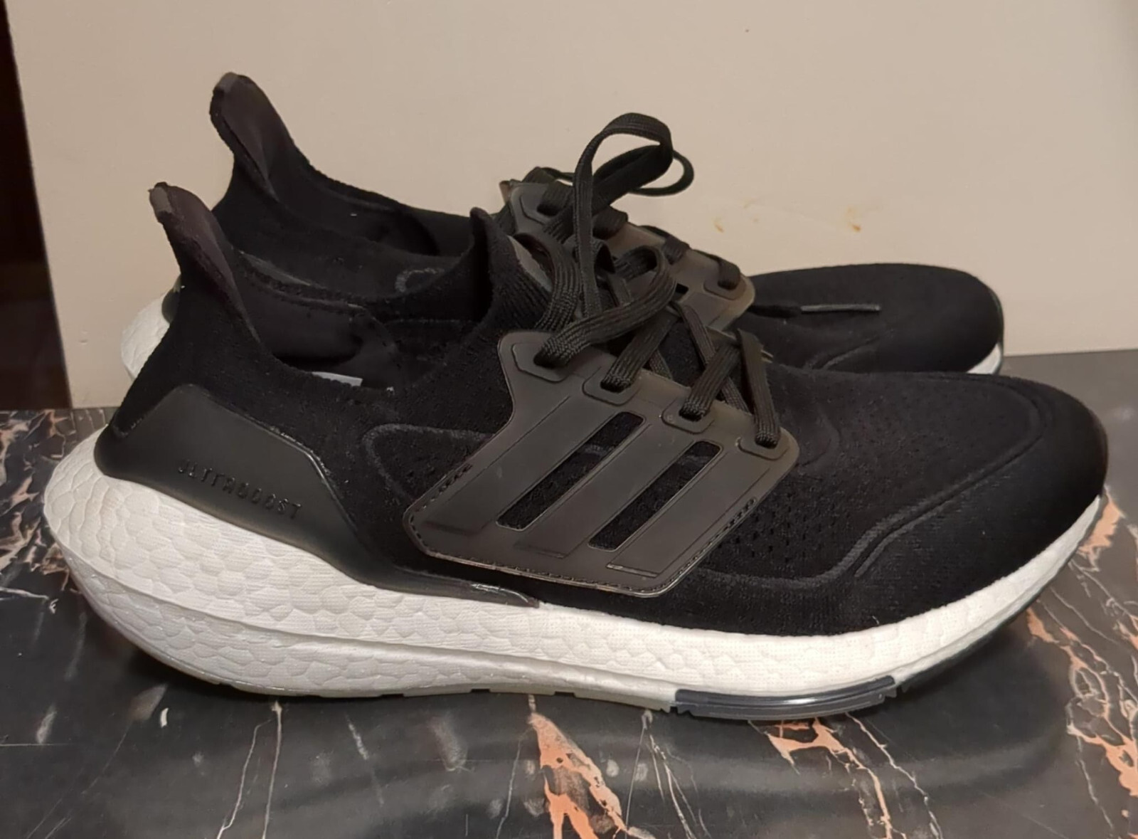 Adidas Women's Ultraboost 21 FY0402 Black Running Sne… - Gem