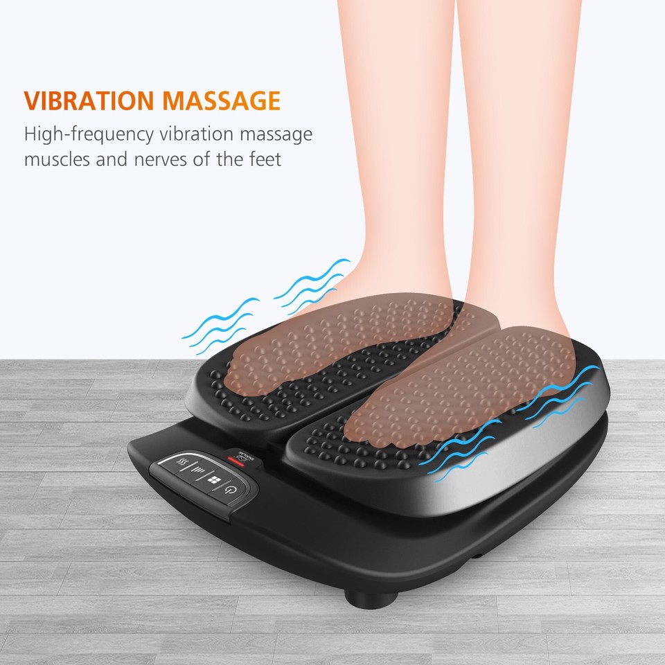Foot Massager Machine with Heat for Blood Circulation Plantar Fasciitis ...