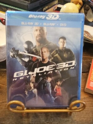 G.I. Joe: Retaliation with Lenticular Slipcover 3D+Blu-ray+DVD Brand ...