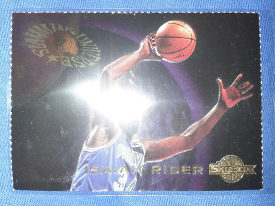 1994-95 Skybox Slammin’ Universe Isaiah Rider #SU21 FOIL FREE SHIPPING ...