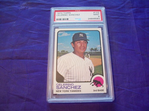 1973 TOPPS #103 CELERINO SANCHEZ (YANKEES) PSA 9 | eBay