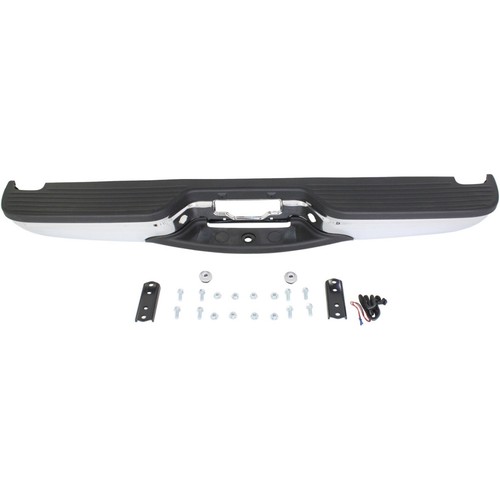 Rear Step Bumper For 2000-2005 Ford Excursion Chrome Face Bar and Pads ...