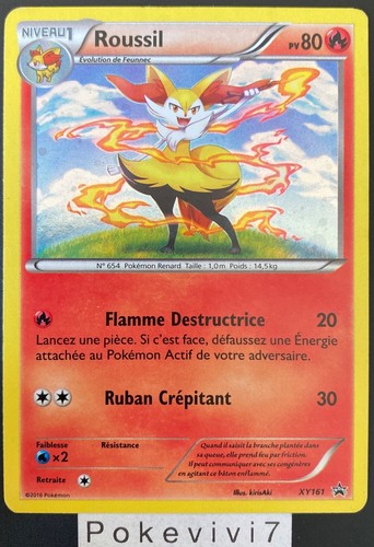 Carte Pokemon ROUSSIL XY161 HOLO PROMO XY FR OCCASION | eBay