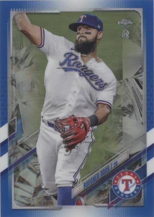 2021 Topps Chrome Ben Baller Edition - Rougned Odor #3 Blue Refractor ...