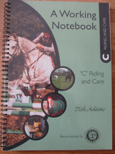 Pony Club Working Notebook Tish Adams C Test Riding & Care VGC | eBay UK