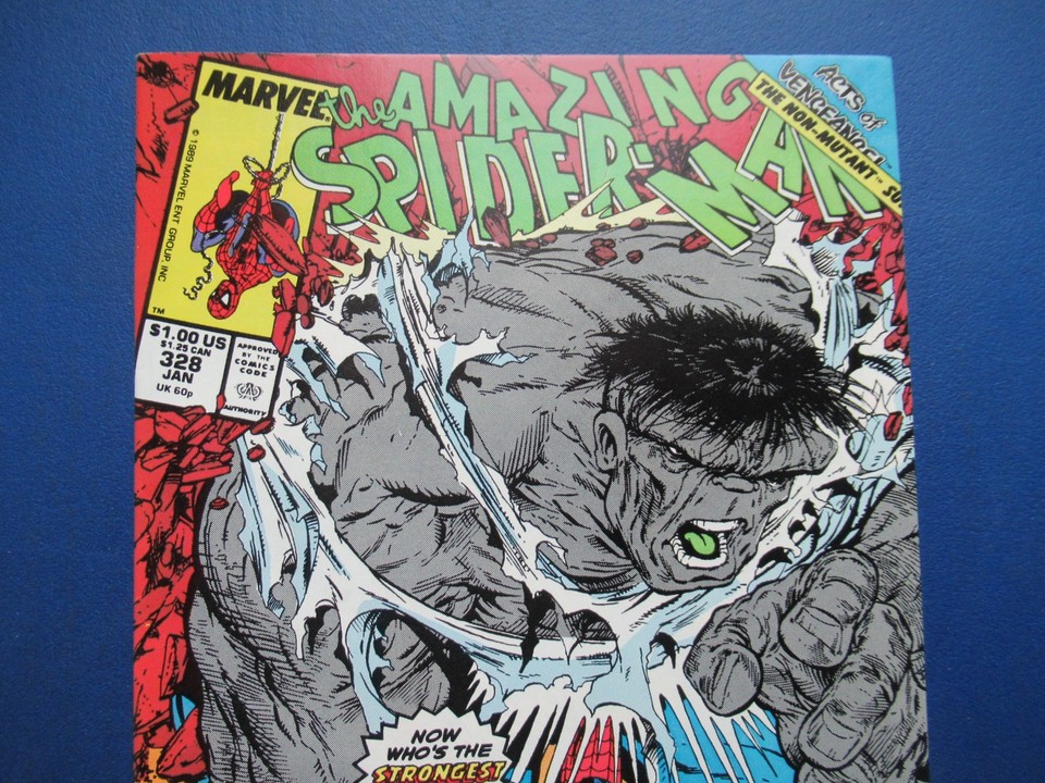 AMAZING SPIDER-MAN # 328 - (NM-) -MCFARLANE-THE INCREDIBLE HULK ...