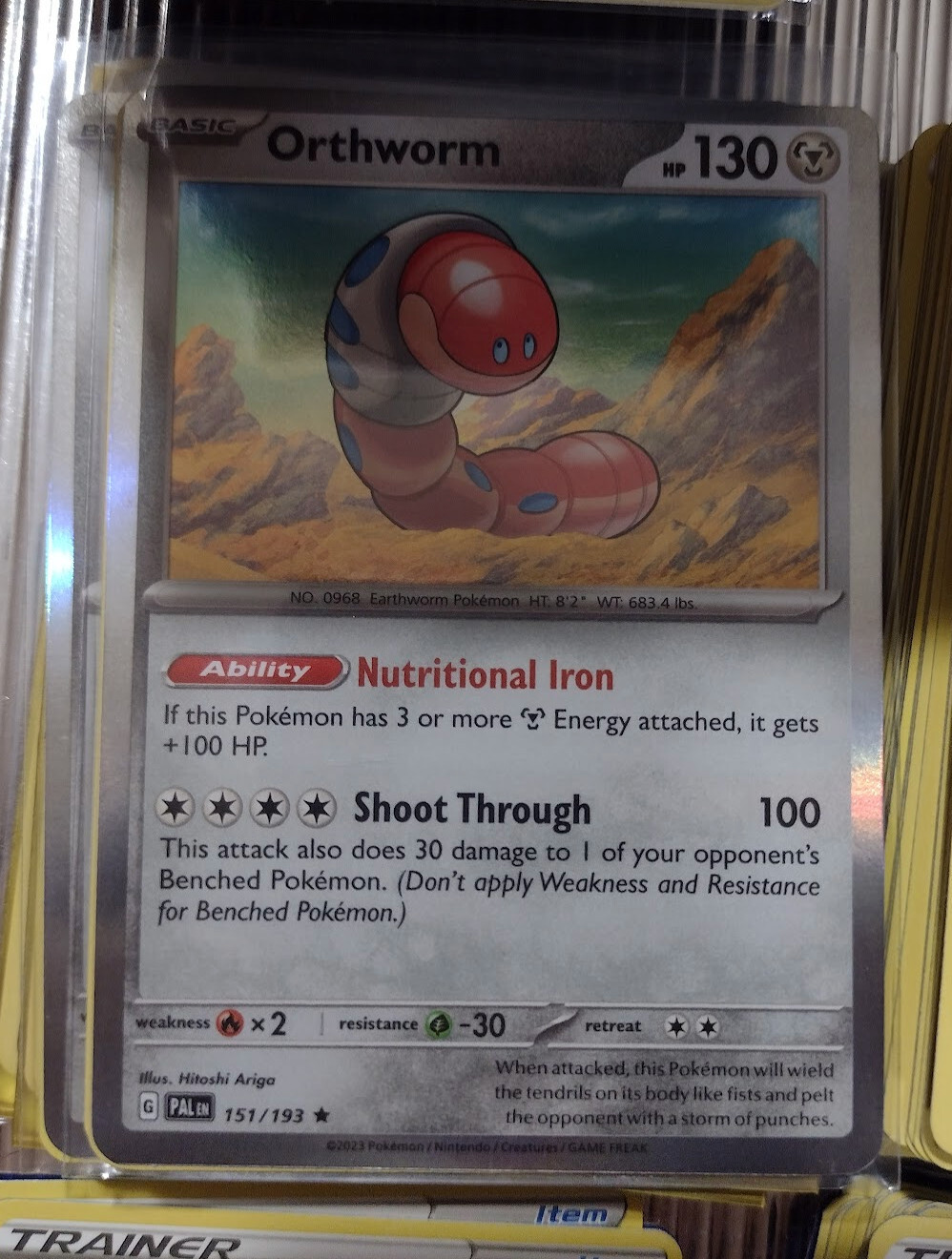 Pokemon Card GLC Deck Set: Orthworm, Cape of Toughness, Metal Saucer ...