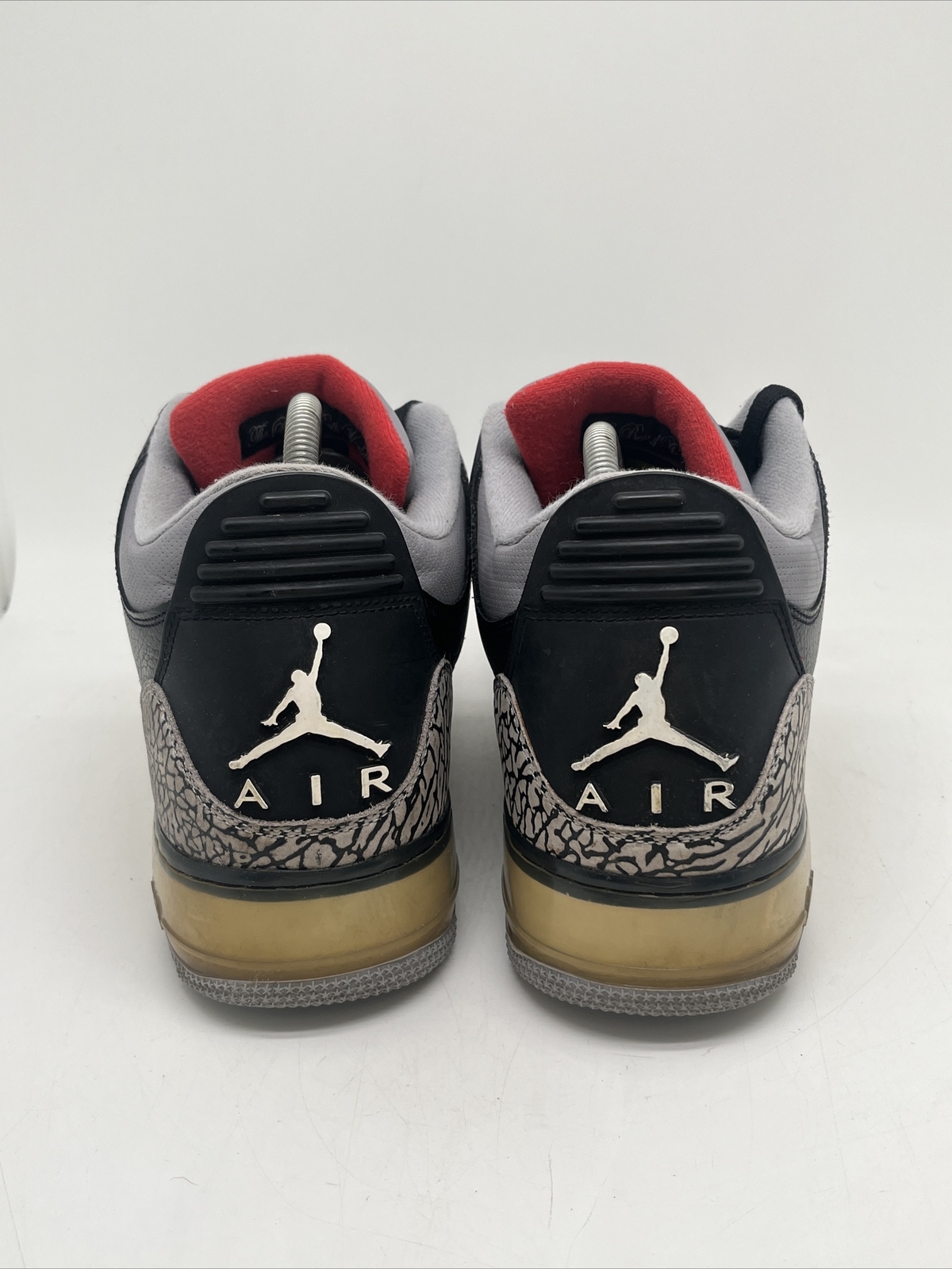 NIKE Air Jordan AF1 Fusion 3 Black Cement Shoes Mens … - Gem