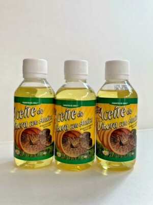 3X Viper Oil with Arnica Massage Aromatherapy Aceite de Vibora con ...