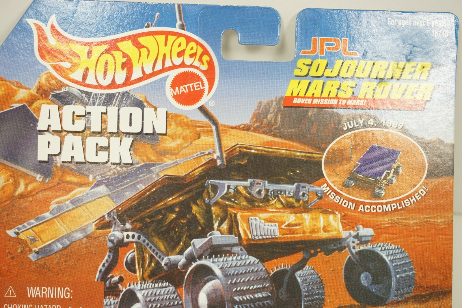 1997 Hot Wheels Action Pack JPL Sojourner Mars Rover, Lander, Mars ...
