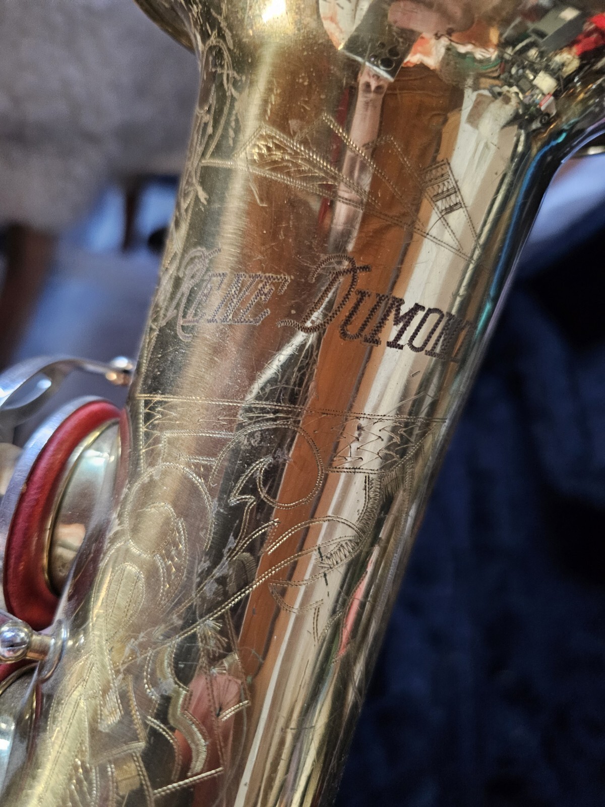 Vintage Rene Dumont Paris France Sax Saxophone - Fixerupper | eBay