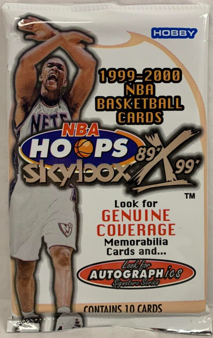 1999/00 SKYBOX HOOPS X DECADE NBA BASKETBALL PACK KOBE BRYANT HOF NEW ...