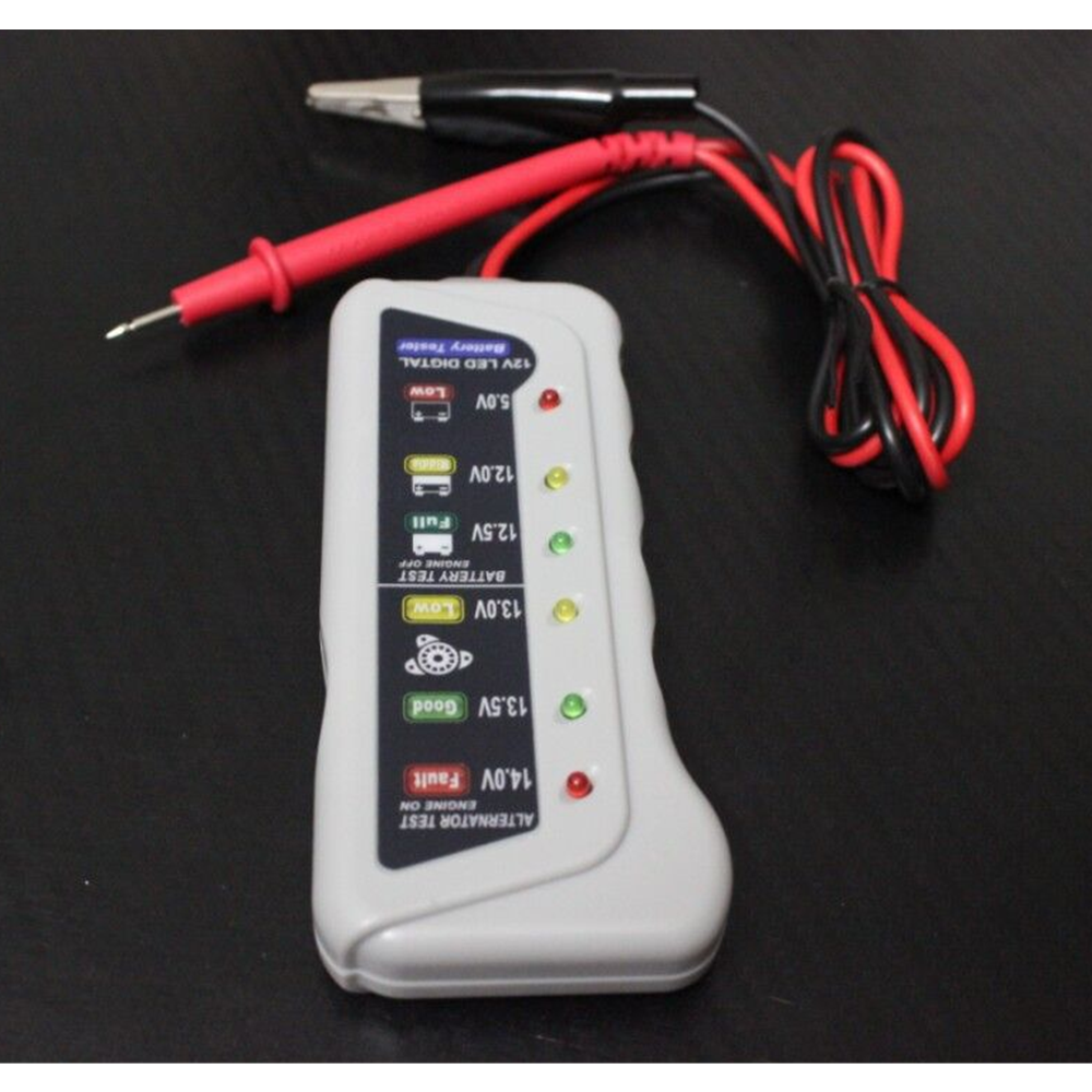 Battery Detector Voltage Detector Quickly Detect 6v/12v Battery ...