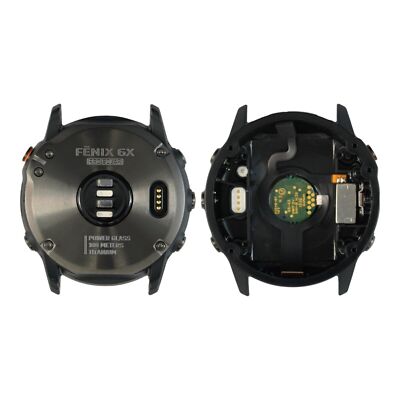 Genuine Garmin Fenix 6X Pro Solar Main Shell Frame Housing HR (Black ...