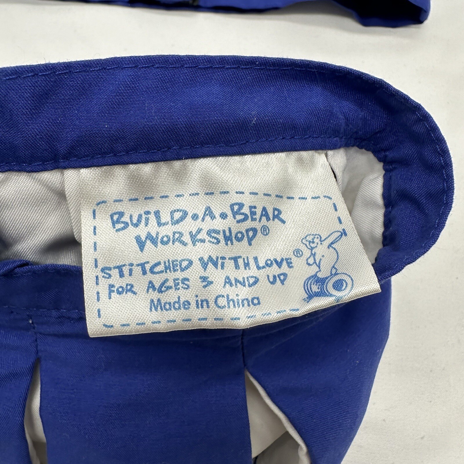 Build A Bear Cheerleading Outfit Cheer Uniform Blue White Costume BABW ...