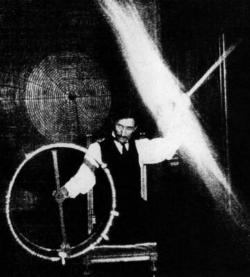 NIKOLA TESLA LAB GLOSSY POSTER PICTURE PHOTO PRINT inventor death ray ...