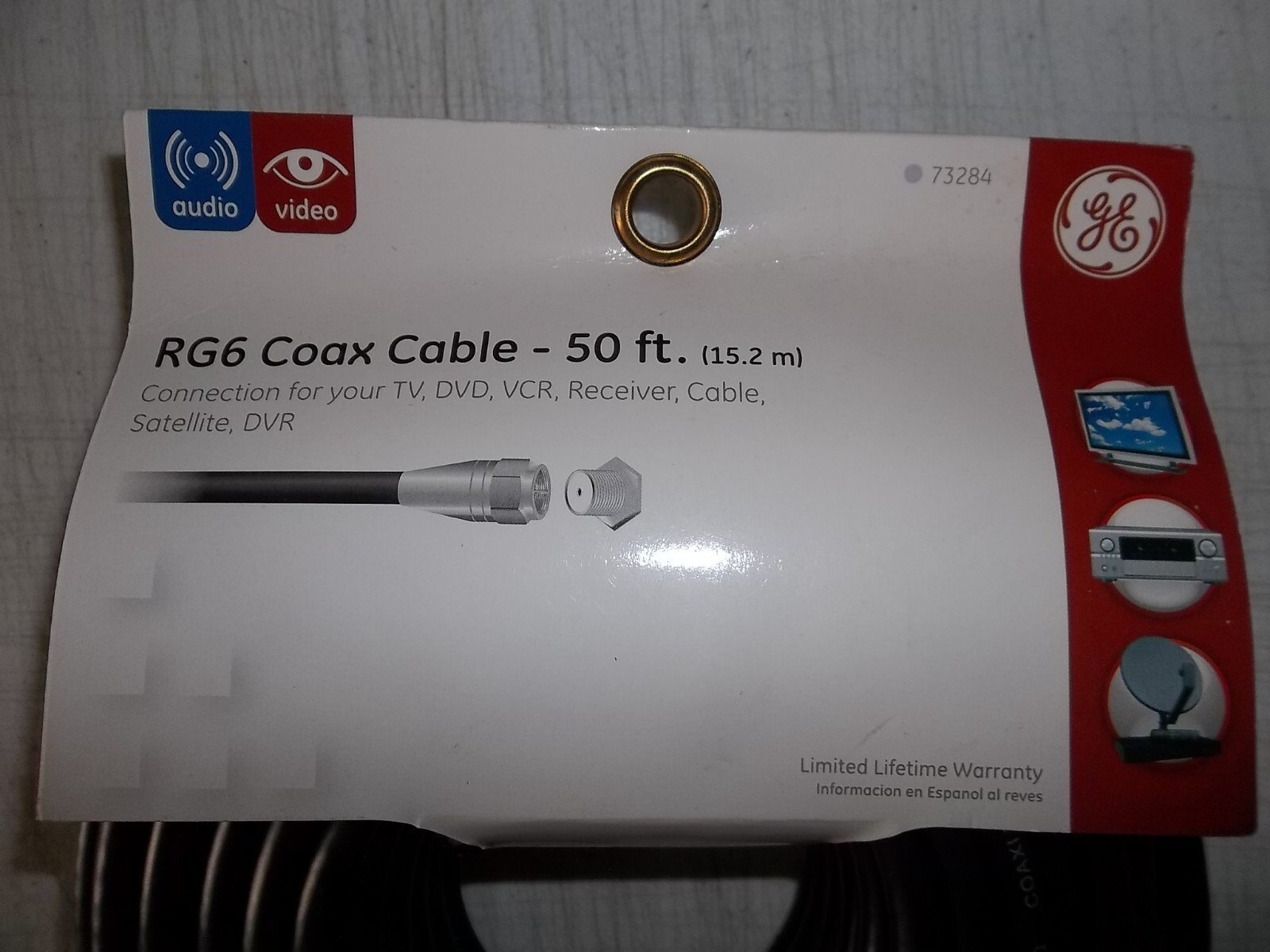 Jasco+General+Electric+50+Coaxial+Cable+-+Grey+%2830878876674%29 ...