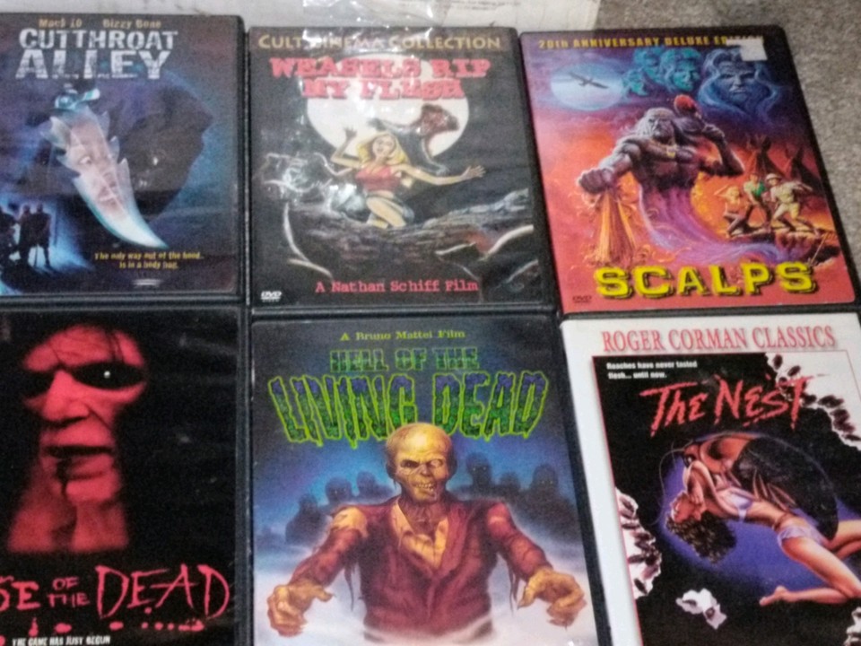 Horror Movies DVD Lot Zombies Gore Slasher | eBay