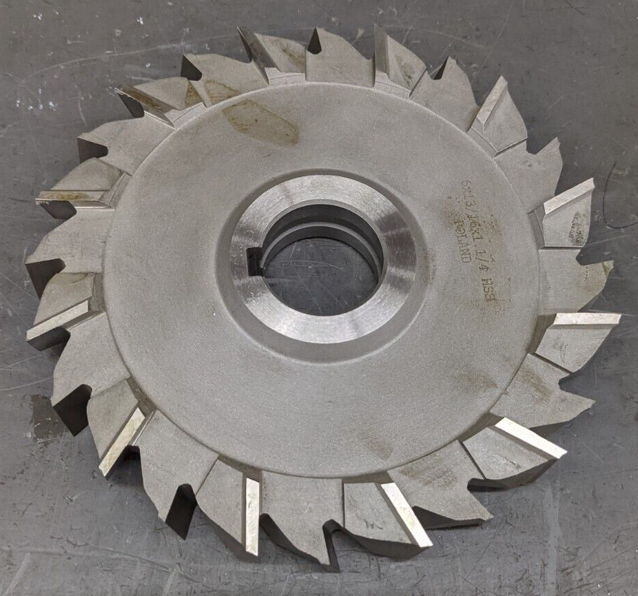 Staggered Tooth Side Milling Cutter 6" x 13/16" x 1-1/4 HSS 5-709-630 ...