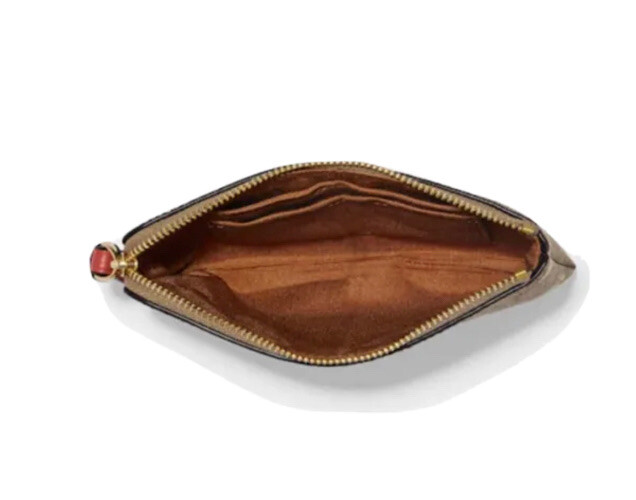 Coach+Women%27s+Corner+Zip+Wristlet+In+Pouch%2C+Small+-+Khaki+%28CE706 ...