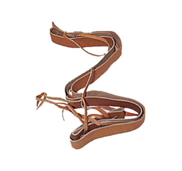 Leather Rifle Musket Shotgun Carrying Strap - 30" to 46", fits 1 ...