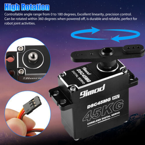 Mini Digital Servo High Torque - Waterproof Metal Gear Servo 105g 6~8 ...