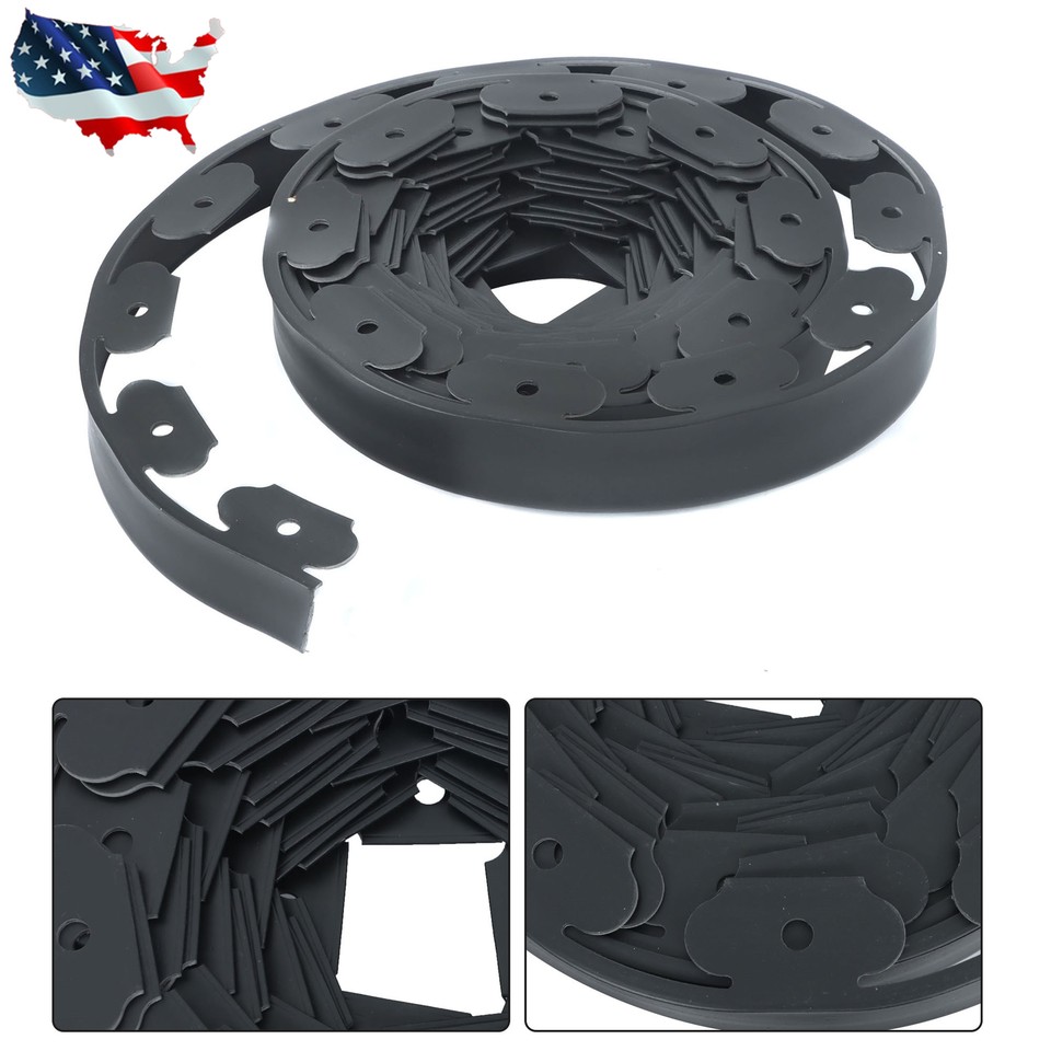 L-shaped Landscape Edging Border Kit 40 FT No-Dig Garden Edge Lawn ...