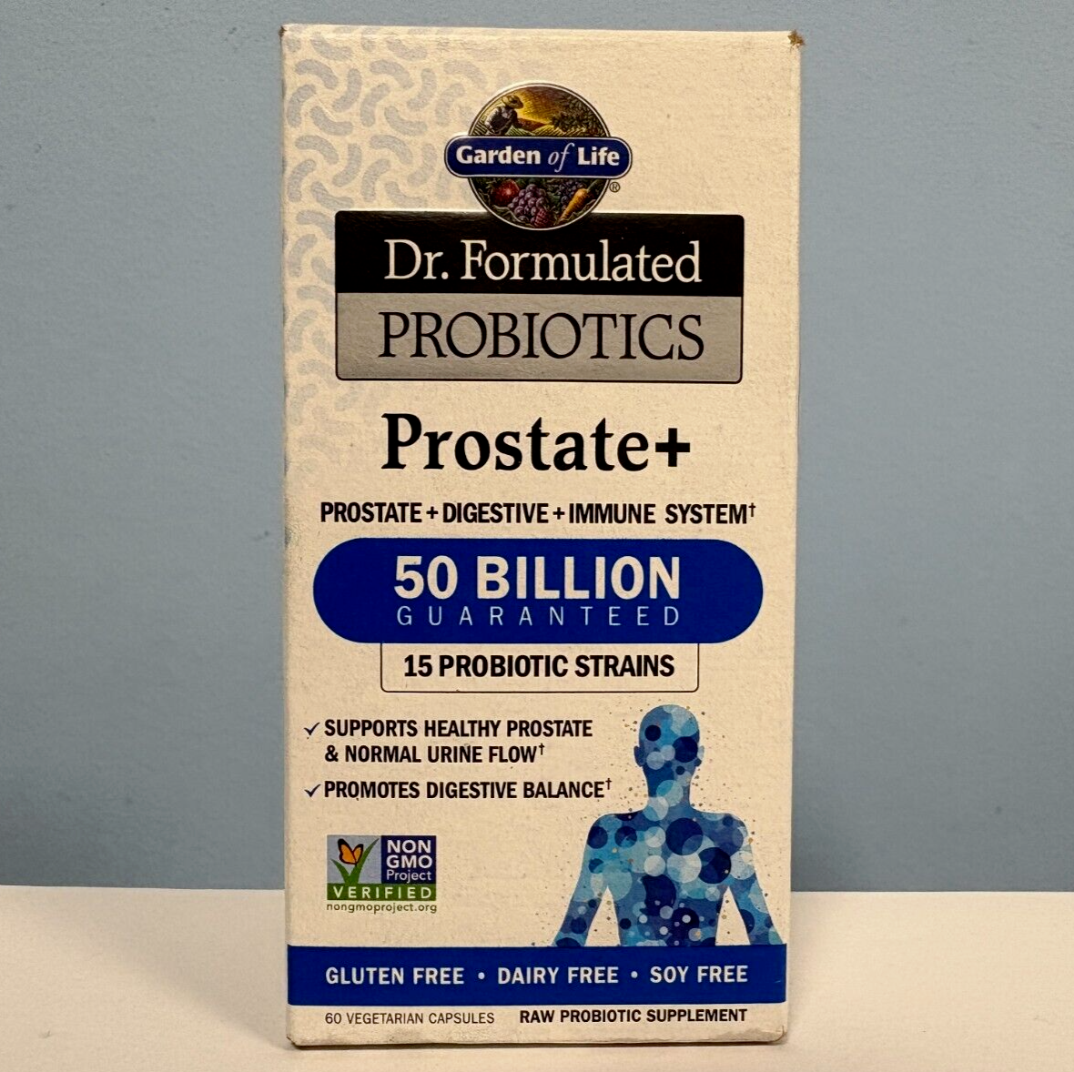 Garden of Life Dr. Formulated Probiotics Prostate 60 Capsules EXP 06/ ...