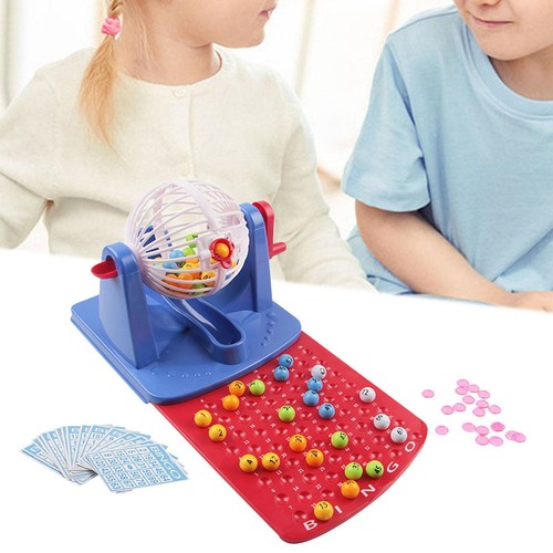 Traditional Bingo Game Reusable Bingo Machine Toy for Party Birthday ...