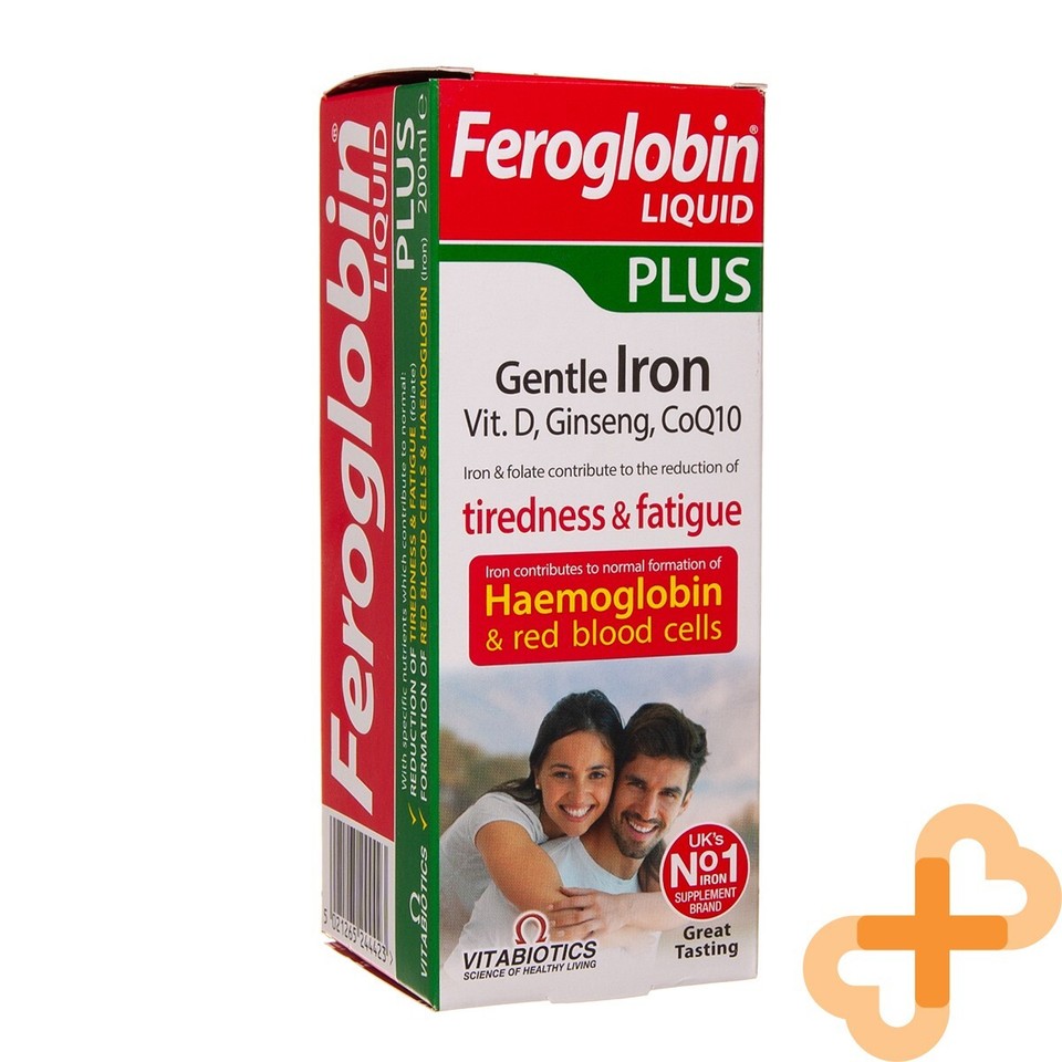 Vitabiotics Feroglobin Plus Sciroppo 200ml Stanchezza E Riduzione Ferro ...