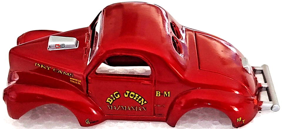 Big John Willys Gasser Candy RED JL TJet Slot Car BODY for AURORA ...
