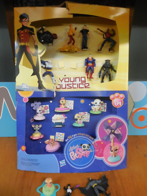 Vtg 2011 DC Comics Young Justice & Littlest Pet Shop McDonalds Toy ...