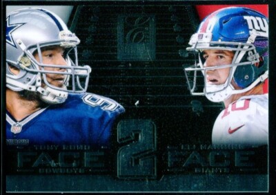 2014 Elite Face 2 Face Silver #13 Eli Manning/Tony Romo Card | eBay