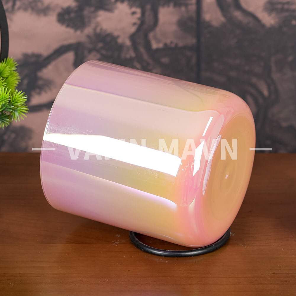 Cosmic Crystal Sound Bowl G Throat Chakra Quartz Crystal Singing Bowl 6 ...