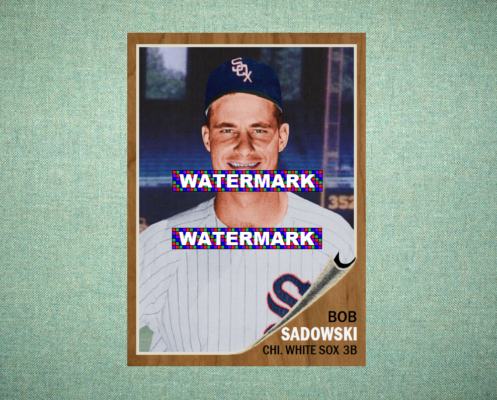 Bob Sadowski Chicago White Sox 1962 Style Custom Baseball Art Card | eBay