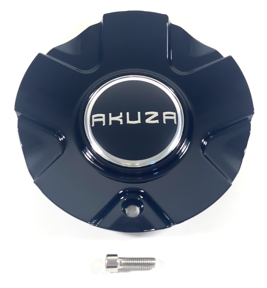 x4 Akuza Wheels Gloss Black Wheel Center Cap # EMR0848-CAR-CAP / LG1209 ...