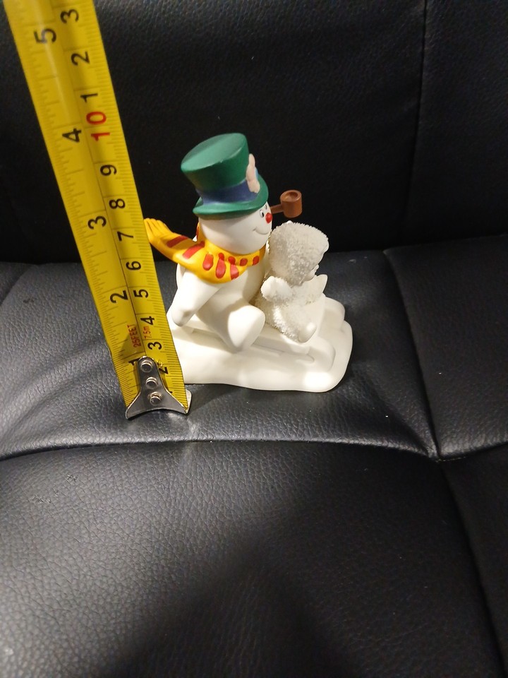 Department 56 Christmas Snowbabies Fun With Frosty The Snowman Figure ...
