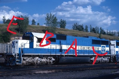 Electro Motive Design EMD Oakway SD60 #9032 ROSTER 1989 Original Kodachrome | eBay