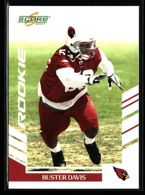 Buster Davis 2007 Score #299 Rookie Arizona Cardinals | eBay