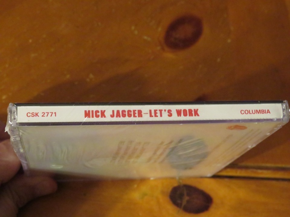 MICK JAGGER - Let's Work - RARE 4 Track 1987 USA PROMO CD! SEALED ...