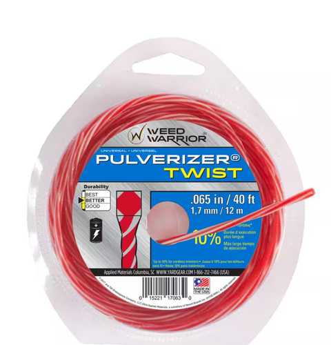 Weed Warrior Professional Wacker Trimmer Line 0.065 in x 40 ft ...