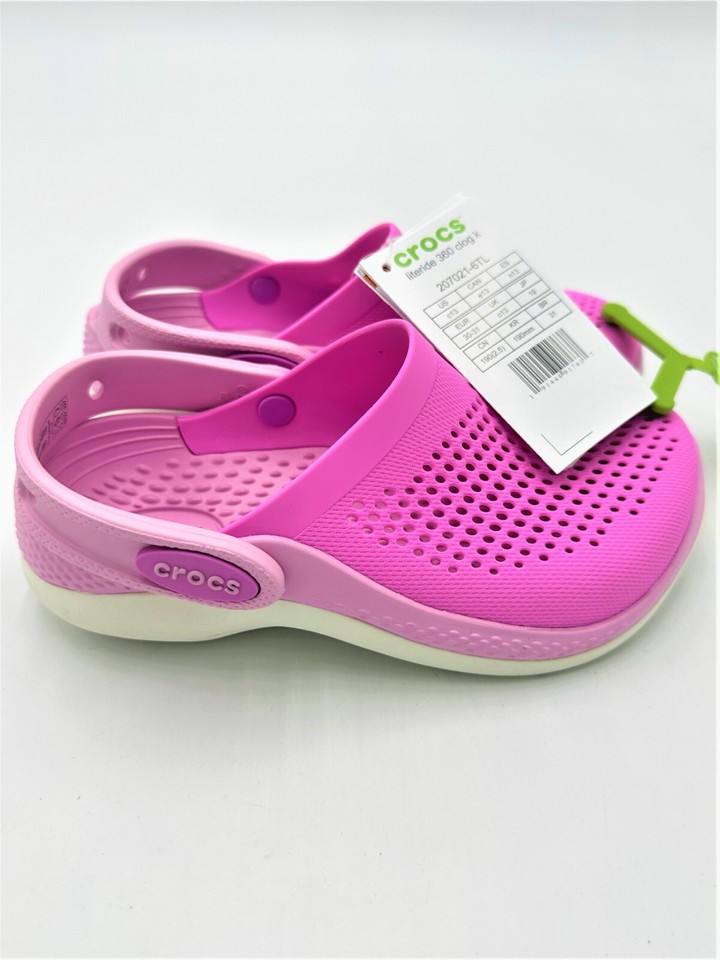 Crocs Literide 360 Clog Taffy Pink/Ballerina Pink US Children's Size ...