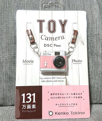 Kenko Tokina Toy Digital Camera DSC Pieni Coral Pink 131 Micro SD Slot ...