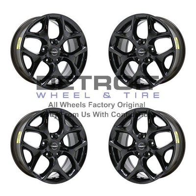 18" CHRYSLER PACIFICA GLOSS BLACK EXCHANGE WHEELS RIMS FACTORY OEM 2593 ...