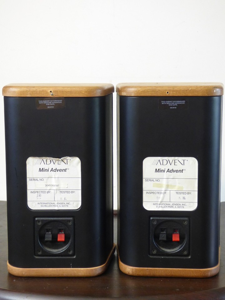 Advent Mini Advent, Bookshelf Speakers, Tested | eBay